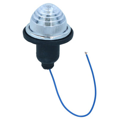12v Front Side Lamp Light for Classic Car Trailer Caravan While / Clear