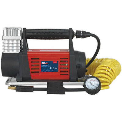 12V Heavy Duty Portable Tyre Inflator Mini Air Compressor 150PSI Fast Pump