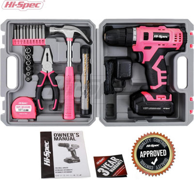 Pink ryobi drill store