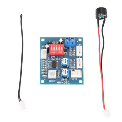 12V PWM Fan Speed Controller Module with Four-Wire Thermostat for PC