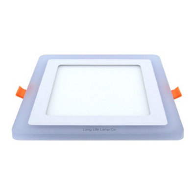 12w Recessed Ceiling LED Square Panel Green