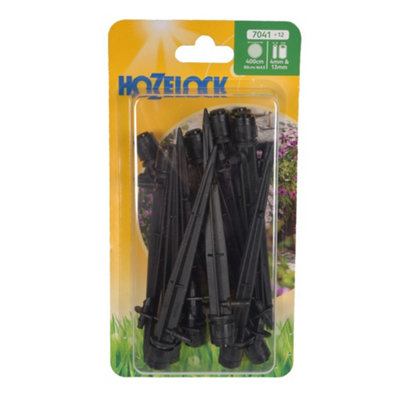12x Hozelock 7041 360 Spectrum Adjustable Spray Spike Sprinkler Micro ...