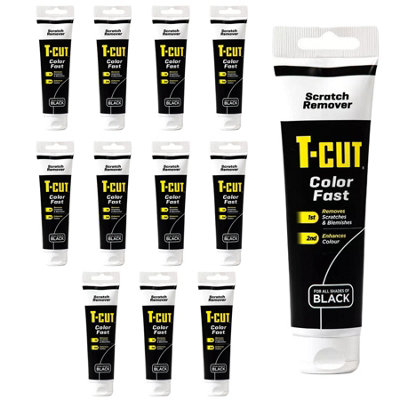 12x T-Cut Colour Fast Black Car Wax Polish Scratch Remover Enhancer ...