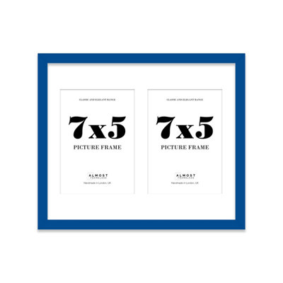 12x10 Inch 2 Opening Photo Collage Frame, Display Two 7x5 Inch Photos ...