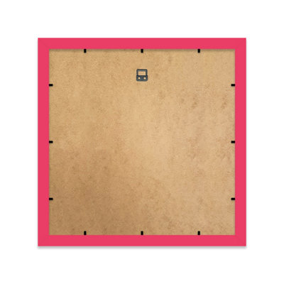 12x12" Bright Pink Picture Frame - 12x12" Square Frame with 9x9" Mount ...