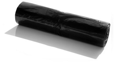 13 Medium Duty - Large Superior Recycled Wheelie Bin Liners, 240L - Black