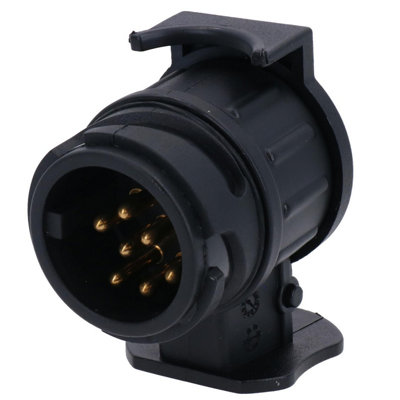 13 to 7 Pin Trailer Adapter Plug Towing Caravan Camping Electrics ...