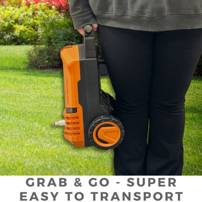 1300W Electric Pressure Washer with Spray Gun & Adjustable Nozzle 90 ...