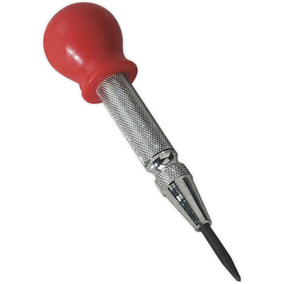 135mm Heavy Duty Automatic Centre Punch with Brass Barrel and Spring ...