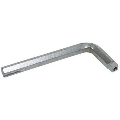 135mm x 13mm Steel Radiator Hex Allen Key Valve Plumbing Tool Square Wrench