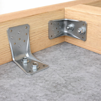 135mm x 65mm x 86mm - 4mm Thick Steel - Pack of 1 - LBZ135 Heavy Duty ...