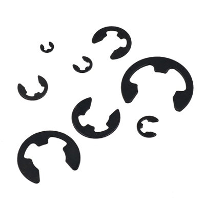 135pc E-Clip External Retaining Clips for Hinge Pins Rotating Shafts ...