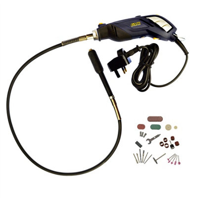 135w Multi Function Rotary Power Electric Ingrave Grind Polish Flexi ...