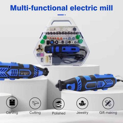 135W Rotary Tool Kit with 252 Accessories Engraver Sander Polisher
