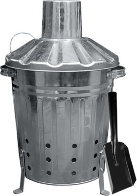 13L Garden Incinerator Small Waste Paper Document Burning Fire Bin with ...