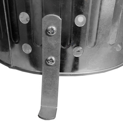 13L Garden Incinerator Small Waste Paper Document Burning Fire Bin with ...