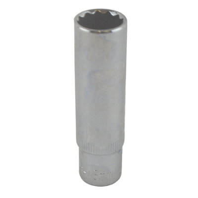 13mm 3/8" Drive Double Deep Metric Socket Double Hex / 12 Sided | DIY ...