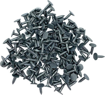 13mm Clout Nails Galvanized Zinc Plated Steel Strong & Rust Resistant ...