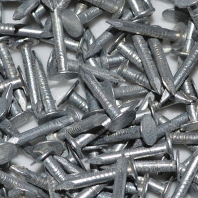 13mm Clout Nails Galvanized Zinc Plated Steel Strong & Rust Resistant ...