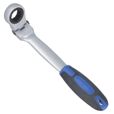13mm Flexi Flexible Enclosed Ring Ratchet Spanner With Lockable Head 72 ...