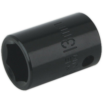 13mm Forged Impact Socket - 3/8 Inch Sq Drive - Chrome-Vanadium Wrench ...