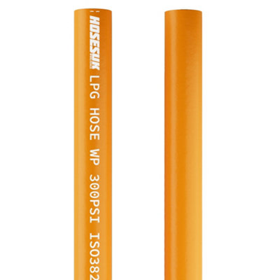 13mm ID Rubber LPG Hose - 6 Metres - Gas Hose Pipe, LPG Propane Pipe ...