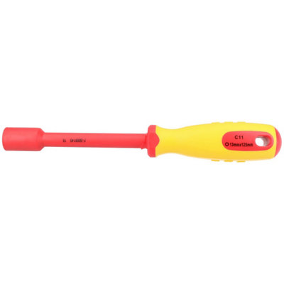 13mm Metric VDE Insulated Nut Driver Spinner Socket for Hybrid Electric ...