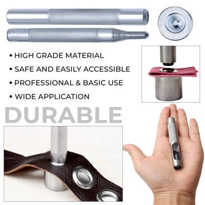 13pcs Hand Tools Set, Punch Tool, Jean Buttons & Rivet Setting Tool Set ...