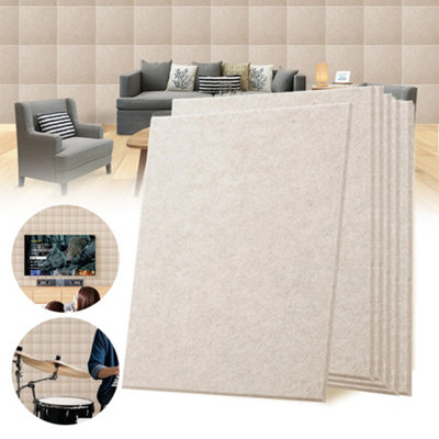 13x Acoustic Wall Panel Tiles Studio Sound Proofing Insulation Self ...