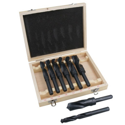 14-25mm Blacksmith HSS Twist Drill Bit Set 1/2" Shank | DIY at B&Q
