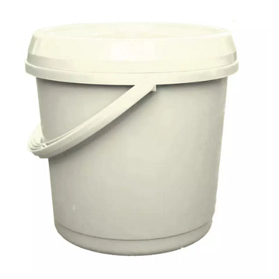 14 Litre Cream Baby Nappy Bin Lid Basket Bucket Laundry Washing Cloth ...