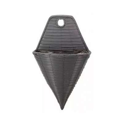 14" Slate Faux Rattan Wall Torch | DIY at B&Q