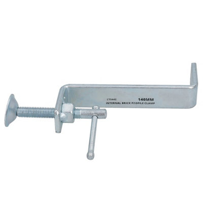 140mm / 5.5in Internal Brick Profile Clamp Fastener Holder Wall Clamps ...