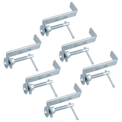 140mm / 5.5in Internal Brick Profile Clamp Fastener Holder Wall Clamps ...
