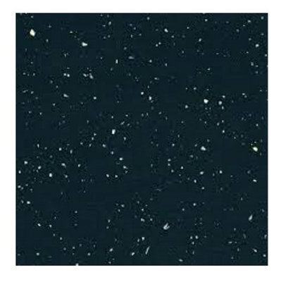 1450mm Black Andromeda Sparkle Gloss Worktop 600mm Wide 38mm Thick