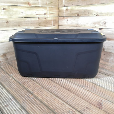 145L Heavy Duty Trunk on Wheels Sturdy, Lockable, Stackable and ...