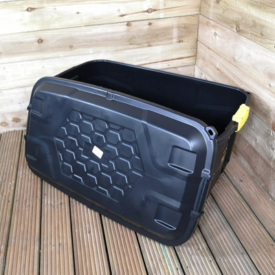 145L Heavy Duty Trunk on Wheels Sturdy, Lockable, Stackable and ...