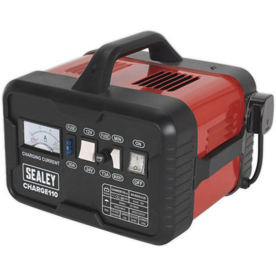 14A Single Phase Battery Charger - 12 / 24 V - Large Ammeter - 230V ...