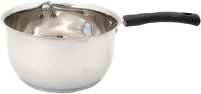 14cm Stainless Steel Milk Pan Handle Saucepan Milkpan Kitchen Frying ...