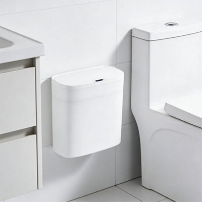 14L Hanging Sensor Kitchen Bin Wall Mounted Kitchen Counter Bin Touch ...