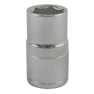 14mm 1/2" Drive Shallow Metric Socket Single Hex / 6 sided Bergen | DIY ...