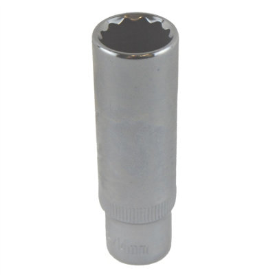 14mm 3/8" Drive Double Deep Metric Socket Double Hex / 12 Sided | DIY ...