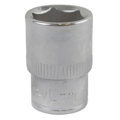 14mm 3/8" Drive Shallow Metric Socket Single Hex / 6 sided Bergen | DIY ...