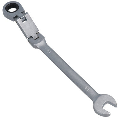 14mm Metric Double Jointed Flexi Ratchet Combination Spanner Wrench 72 ...
