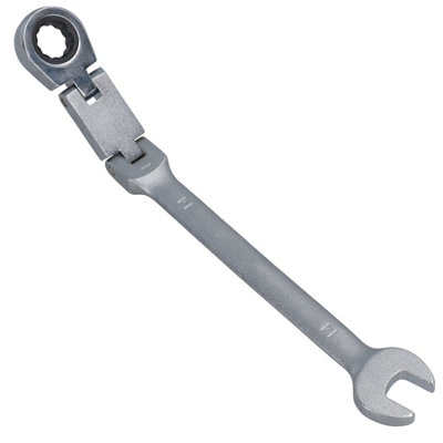 14mm Metric Double Jointed Flexi Ratchet Combination Spanner Wrench 72 ...