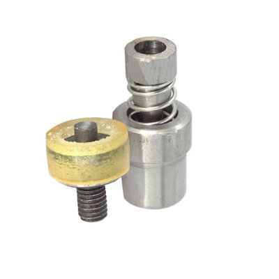 14mm Open Style Jean Button Dies for Green Machine Hand Press