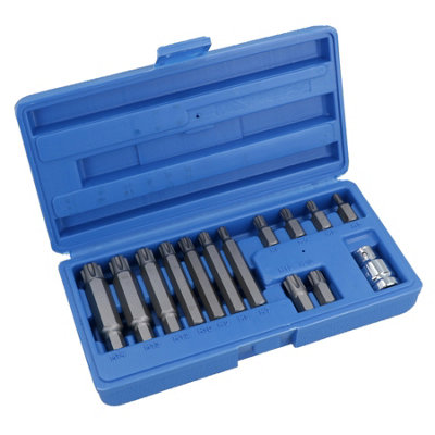 14pc Professional Ribe Bit Set by Us-Pro AT757