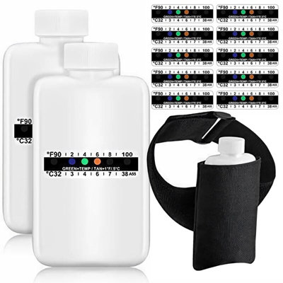 14Pcs Test Complete Kits,2 Portable Empty Bottles,10 Adhesive ...