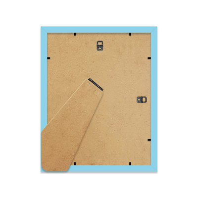 14x11" Light Blue Frame With Mount for 12x8" Pictures 20mm Slim Edge ...