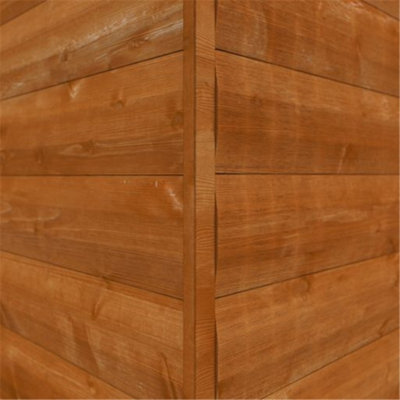 14x8 (4.27m x 2.44m) Wooden Log Lap APEX Workshop With 12mm T&G Floor ...